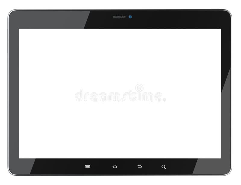 Android Tablet Pc Like Ipade with Touching Hand with Blank Screen Space ...