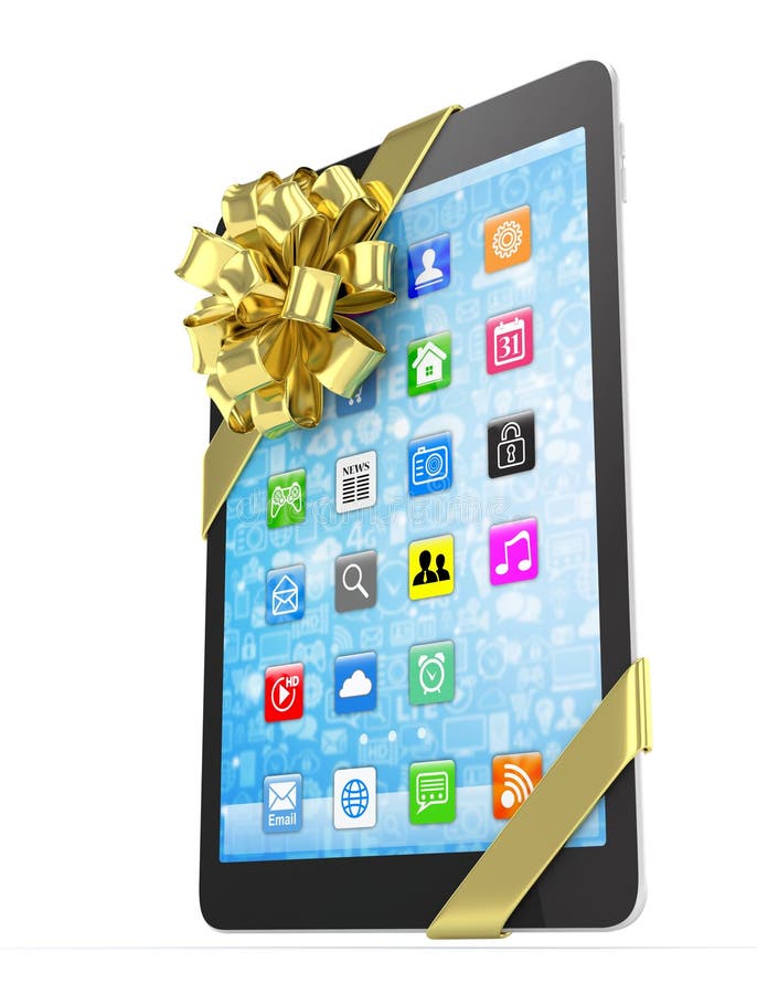 Happy Birthday Tablet Stock Illustrations – 520 Happy Birthday Tablet ...