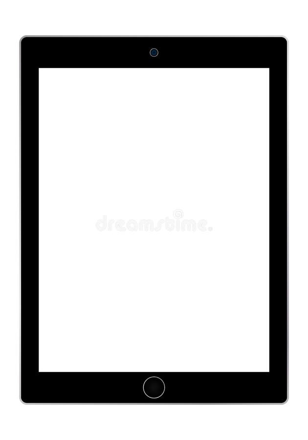 Black Tablet with Empty White Screen and Camera Icon Vector Eps10 ...
