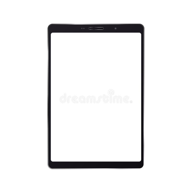Black Tablet with White Screen New Version in Trendy Thin Frame - for ...
