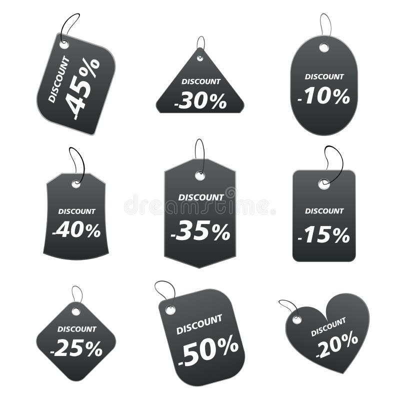 Set Of Logos Nature Vector Ill Stock Vector - Illustration of gray ...