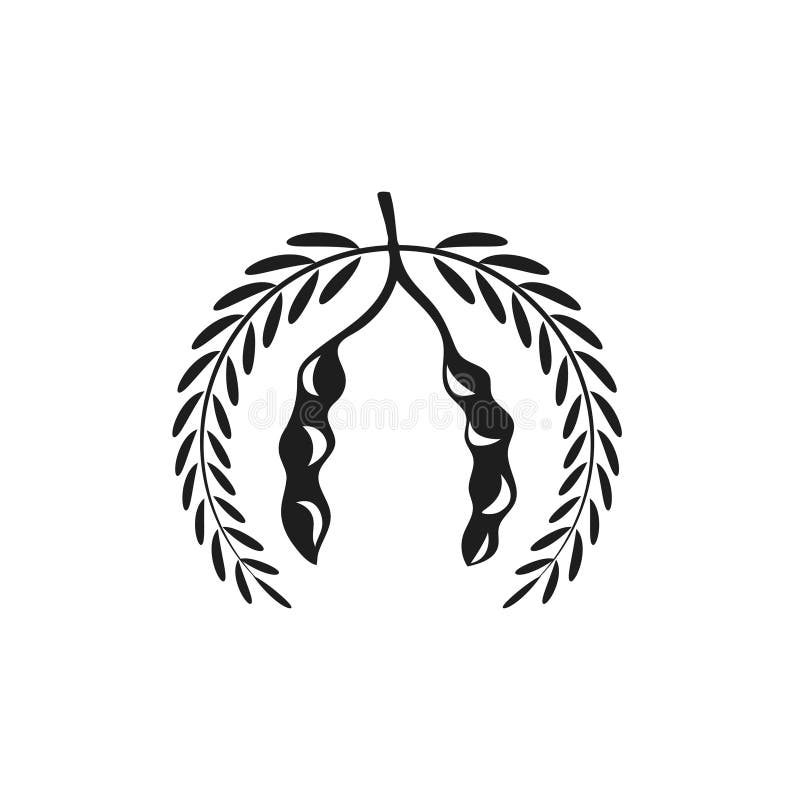 Black Tamarind Icon Vector Element Concept Design Template Stock Vector ...