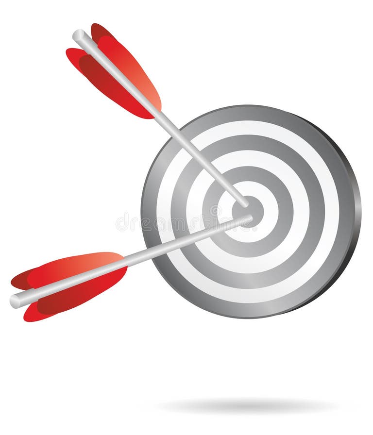 Target Arrows Stock Illustrations – 34,395 Target Arrows Stock ...