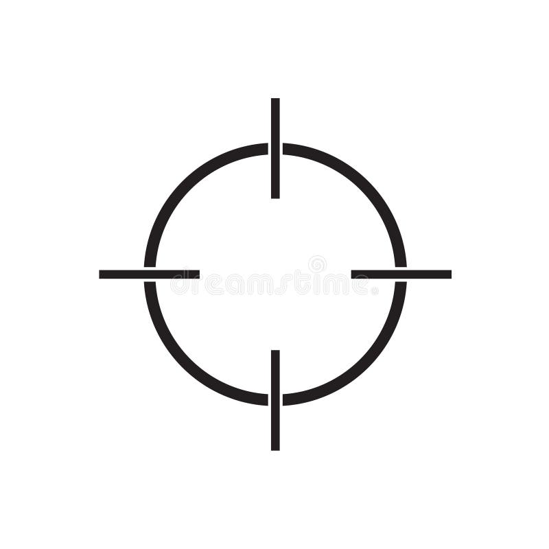 Black target icon stock vector. Illustration of dartboard - 106339890
