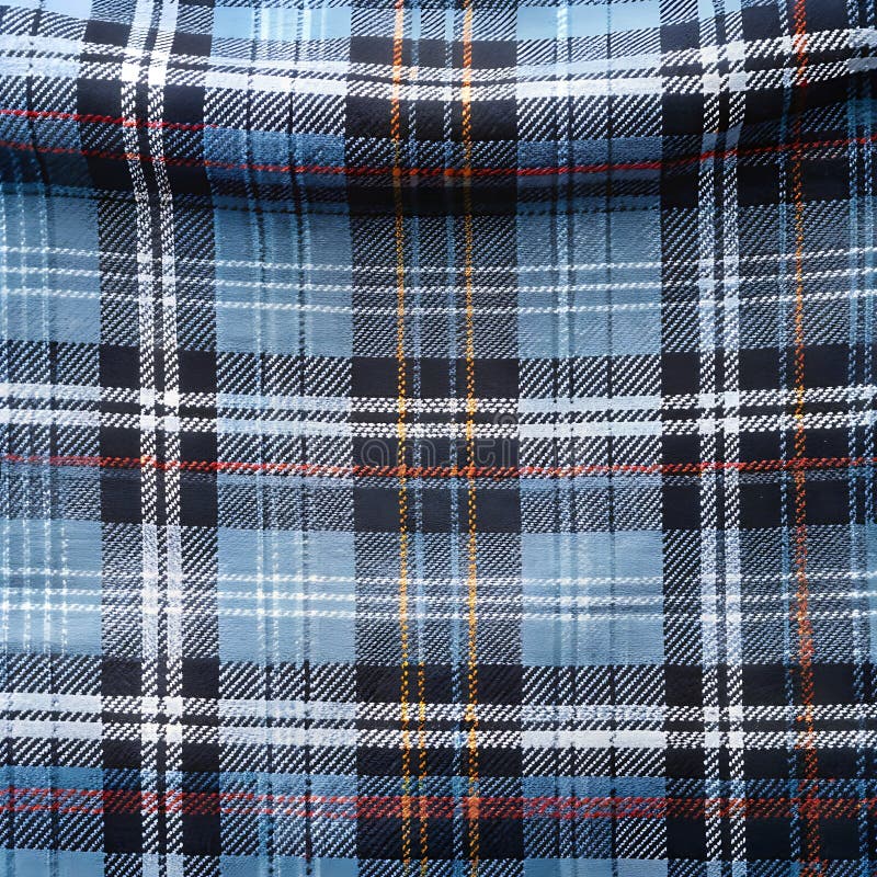 Black Tartan Check Background Stock Illustration - Illustration of ...