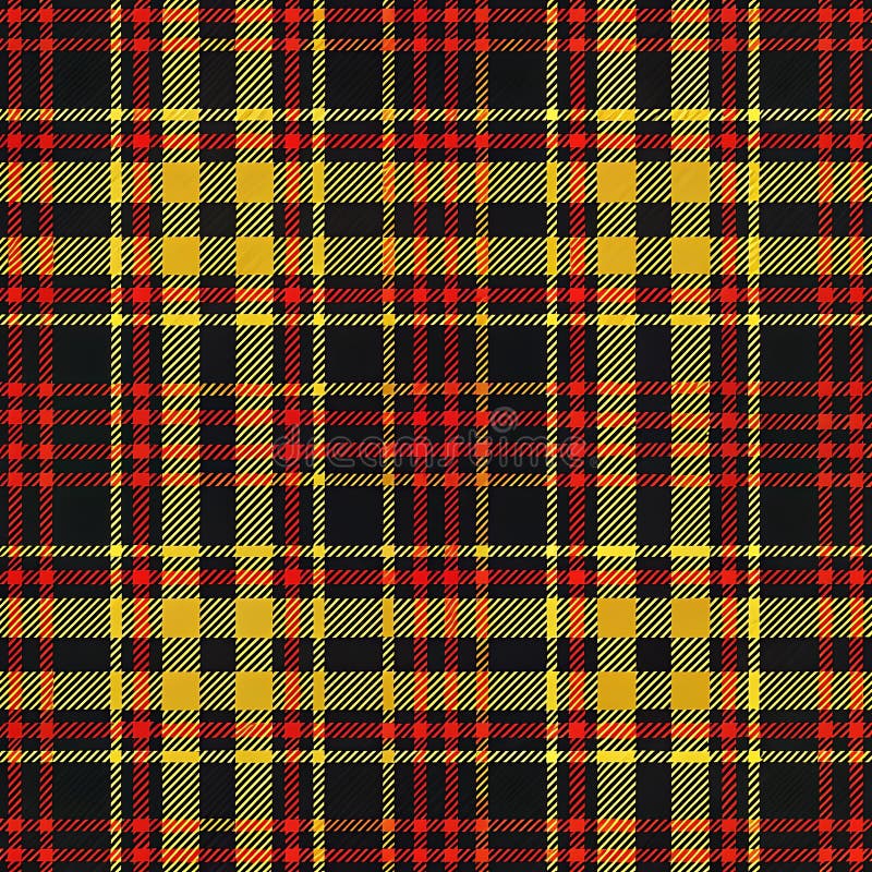 Black Tartan Check Background Stock Illustration - Illustration of ...