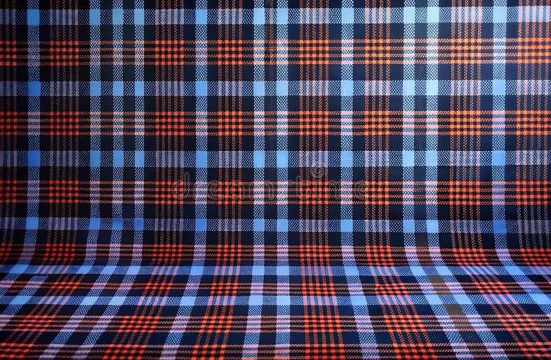 Black Tartan Check Background Stock Illustration - Illustration of ...