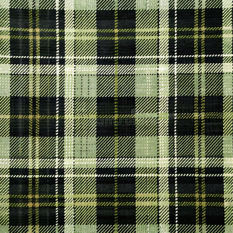 Black Tartan Check Background Stock Illustration - Illustration of ...