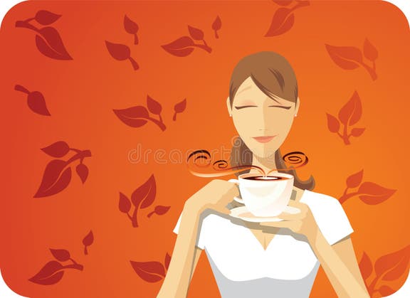 Black Woman Drinking Tea Stock Illustrations – 686 Black Woman Drinking ...