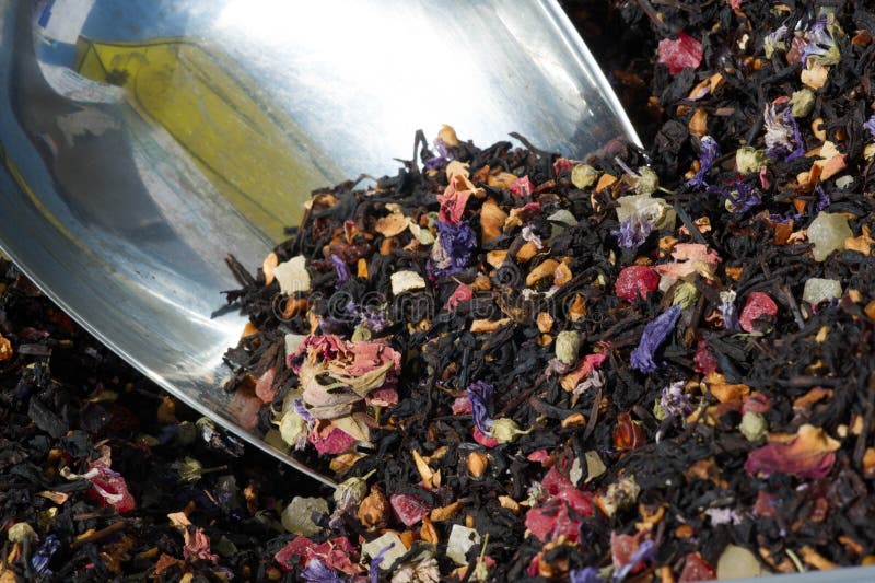 Black Tea with Aromatic and Vitamin Supplements. Tea of the Most Usual ...