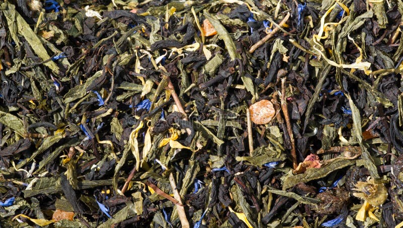 Black Tea with Aromatic and Vitamin Supplements. Tea of the Most Usual ...