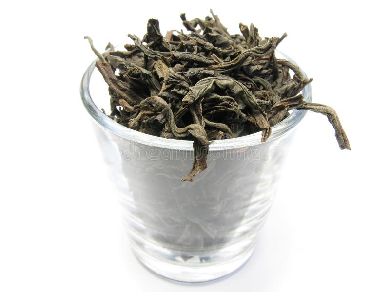 Black tea in glass stock image. Image of distant, brew - 9525883