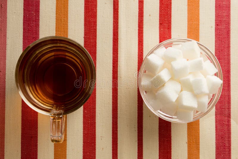 Black tea with sugar stock photo. Image of closeup, nature - 60245146