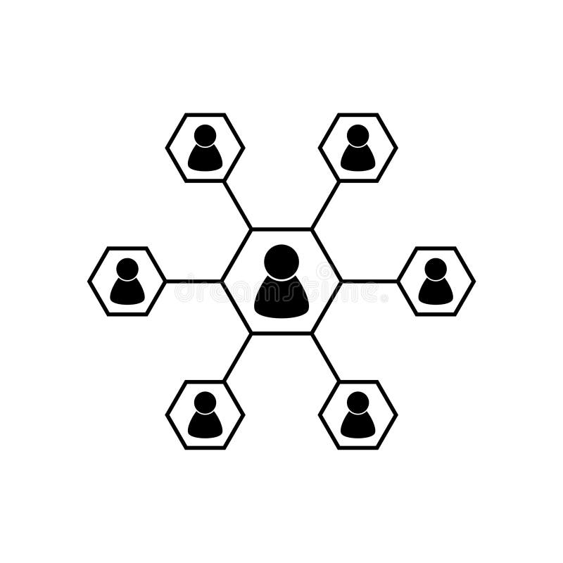 Black Teamwork Concept with Success People Team Icon or Logo Stock ...