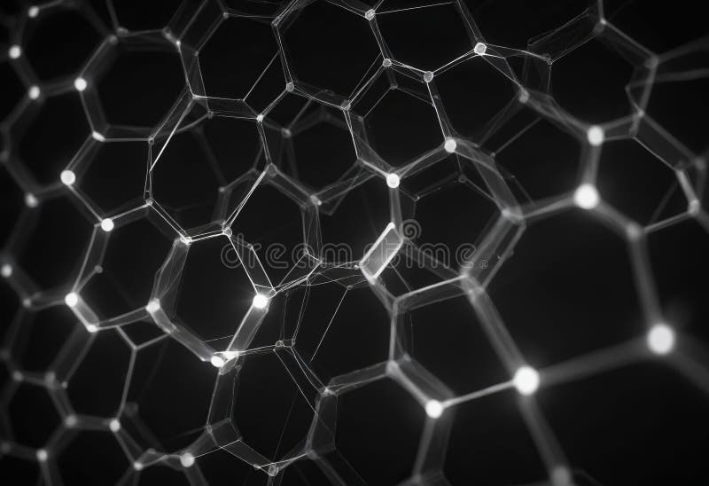 Black Technology Abstract Background Template Stock Illustration ...