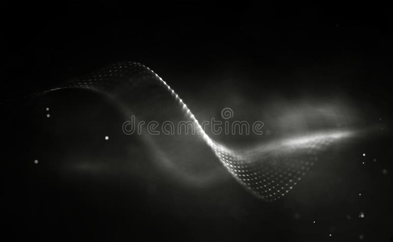 Black Technology Background. Global Communication Network Concept ...