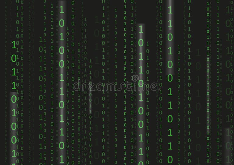 Black Technology Matrix stock vector. Illustration of data - 97103097