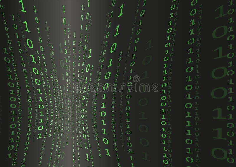 Black Technology Matrix stock vector. Illustration of generated - 97146216