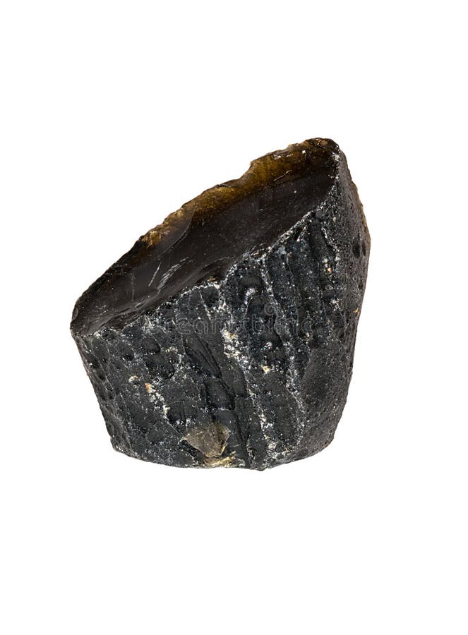 Black Tektite stone stock photo. Image of crystal, alternative - 65247866