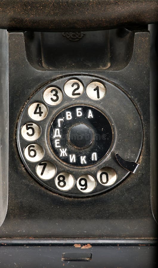 Old phone dial stock image. Image of communication, numbers - 4682623