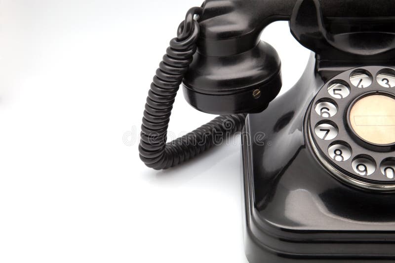Black telephone stock photo. Image of revival, communication - 31854566