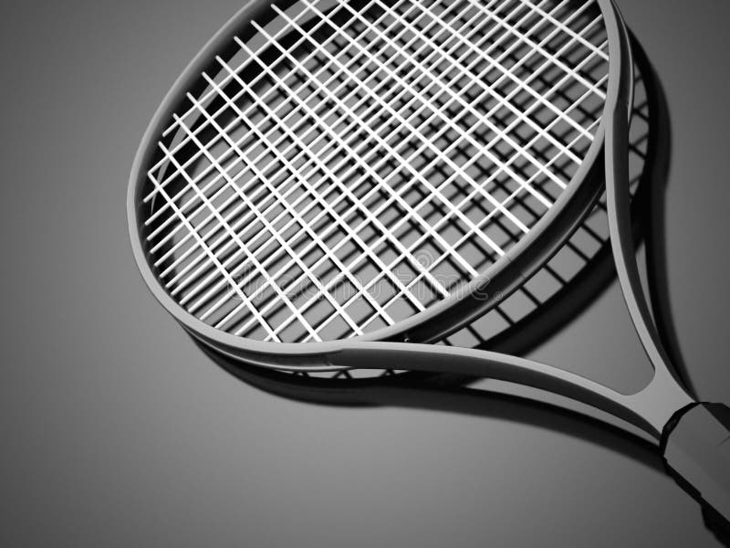 Tennis Court Rendered Isolated White Background Stock Illustrations ...