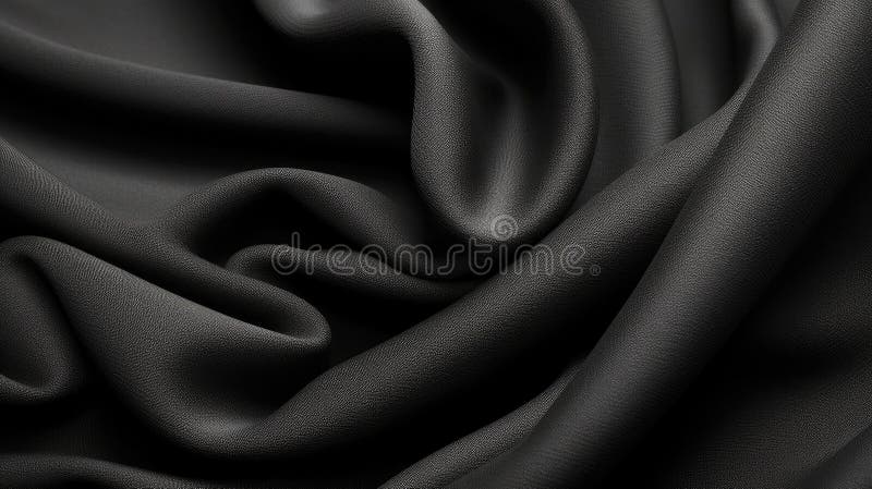 Black Textile Close Up. High Resolution Fabric Texture for Background ...