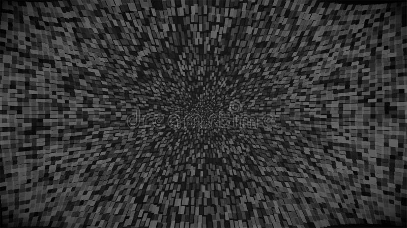 Black Texture. Random Pixel Pattern. Small Rectangle Background. Dark ...