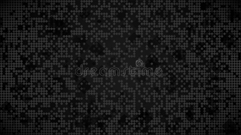 Black Texture. Random Pixel Pattern. Small Rectangle Background. Dark ...