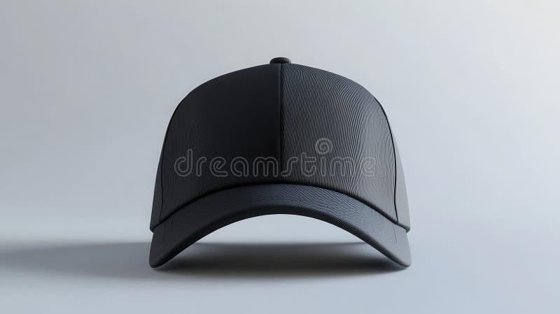 Black Textured Cap Displayed on a Light Background, Emphasizing Its ...