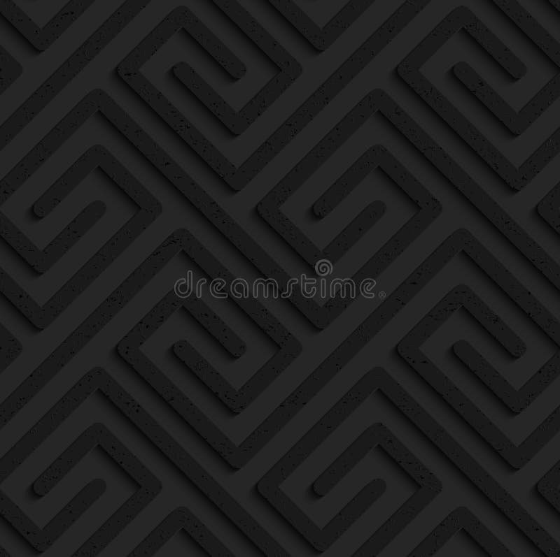 Black Textured Plastic Rectangle Spirals Fastened Stock Vector ...