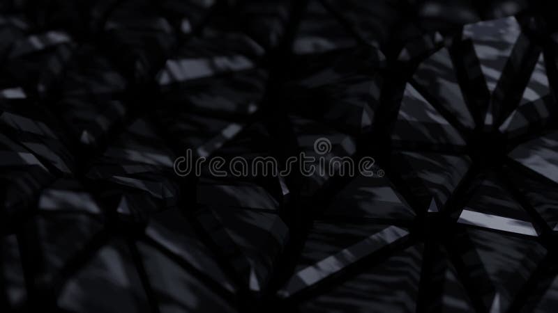 Black Textured Triangle Wave Pattern Seamless Loop Motion Animation ...