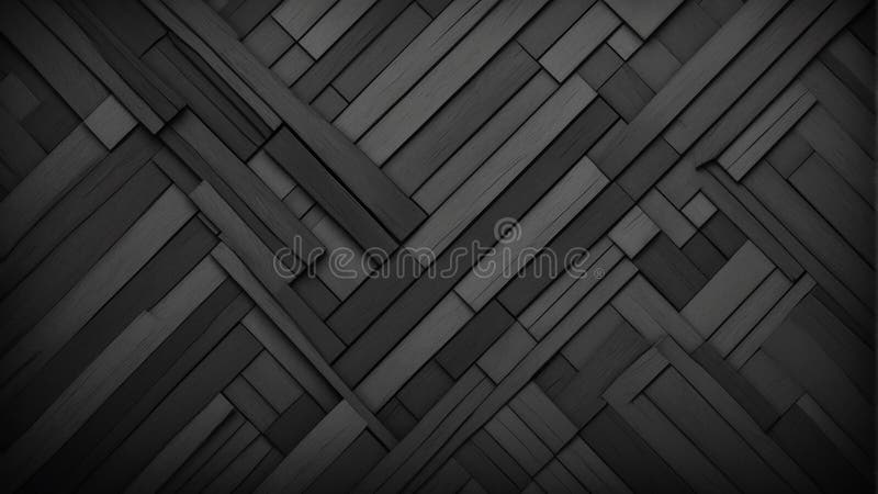 Black Theme Vintage Striped Diagonal Lines and Blocks Pattern Abstract ...