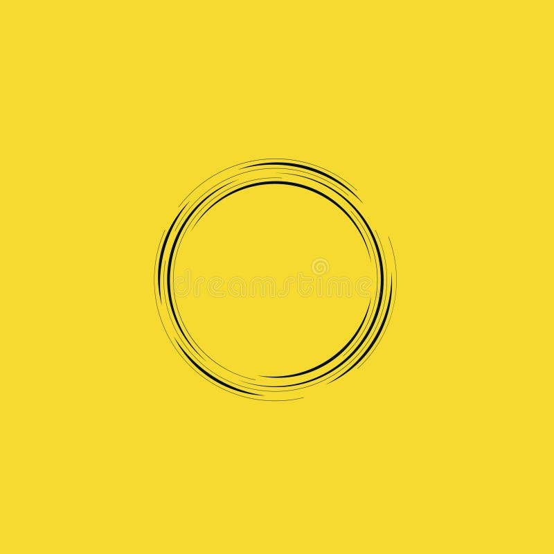 Black Circles Line Vector with Gradient Background Stock Vector ...