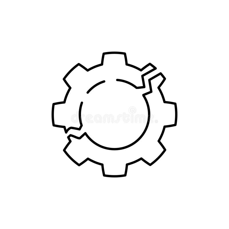 Broken Cog Icon Stock Illustrations – 387 Broken Cog Icon Stock ...
