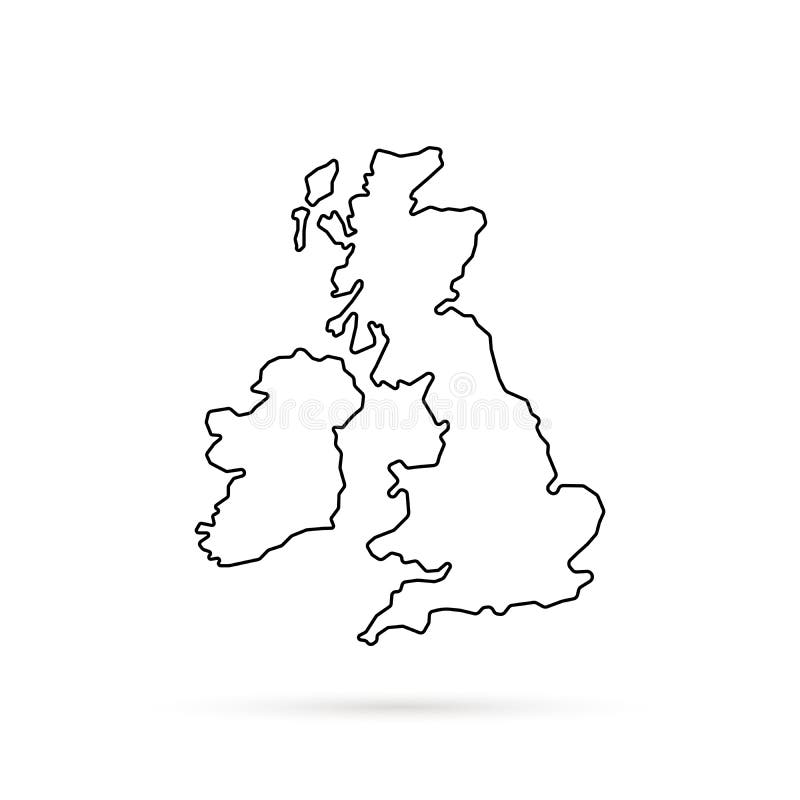 Simple Uk Map Stock Illustrations – 1,056 Simple Uk Map Stock ...
