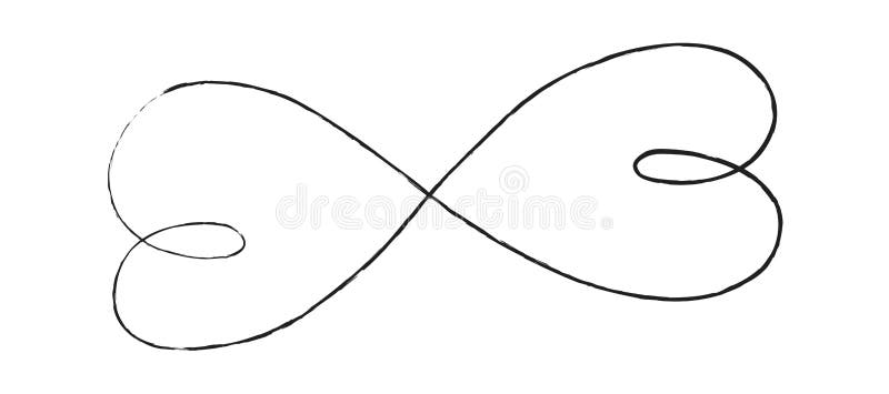 Infinity Two Hearts Stock Illustrations – 128 Infinity Two Hearts Stock ...