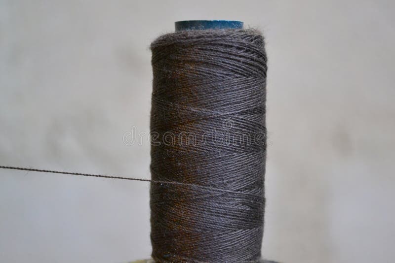 Black Thread stock image. Image of seam, cotton, noose - 89448825