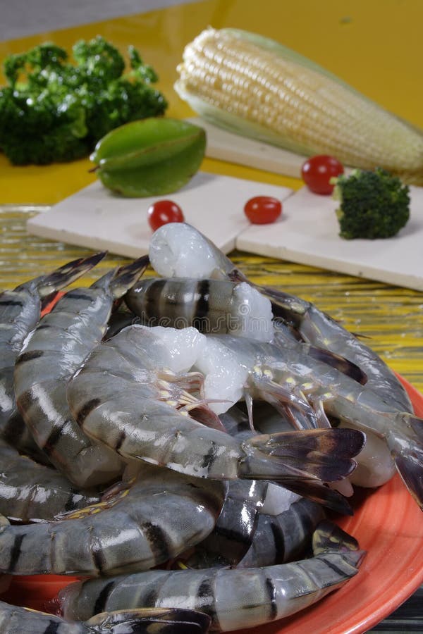 Black tiger prawn stock image. Image of photograph, seafood - 1983765