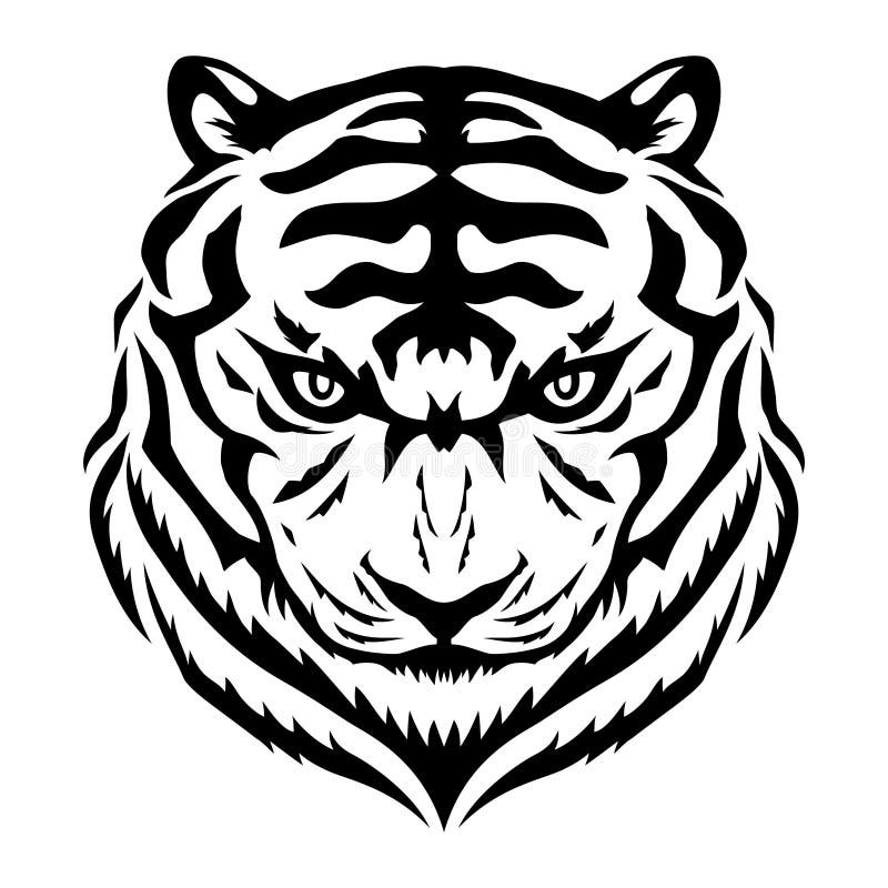 Tiger and Sign in Brush Strokes Promoting International Tiger Day ...