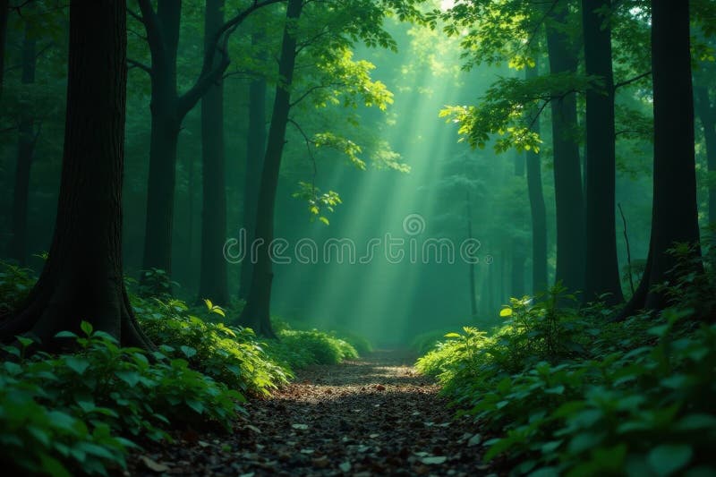 Black To Deep Forest Green Fade, Slightly Rough Canvas Feel, Diffused ...