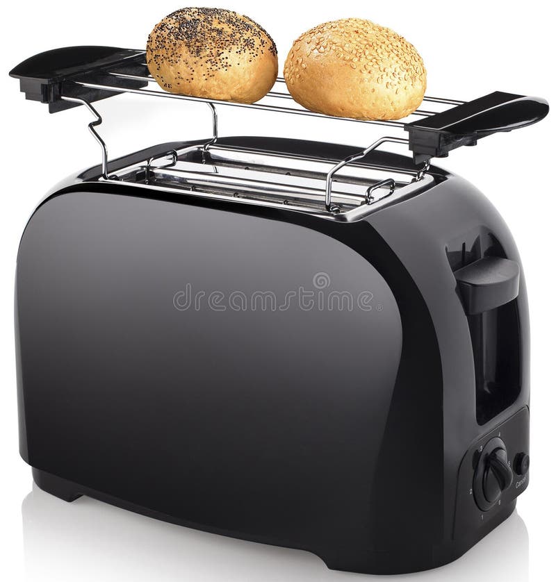 Black toaster stock photo. Image of electric, slice, kitchen - 36164272