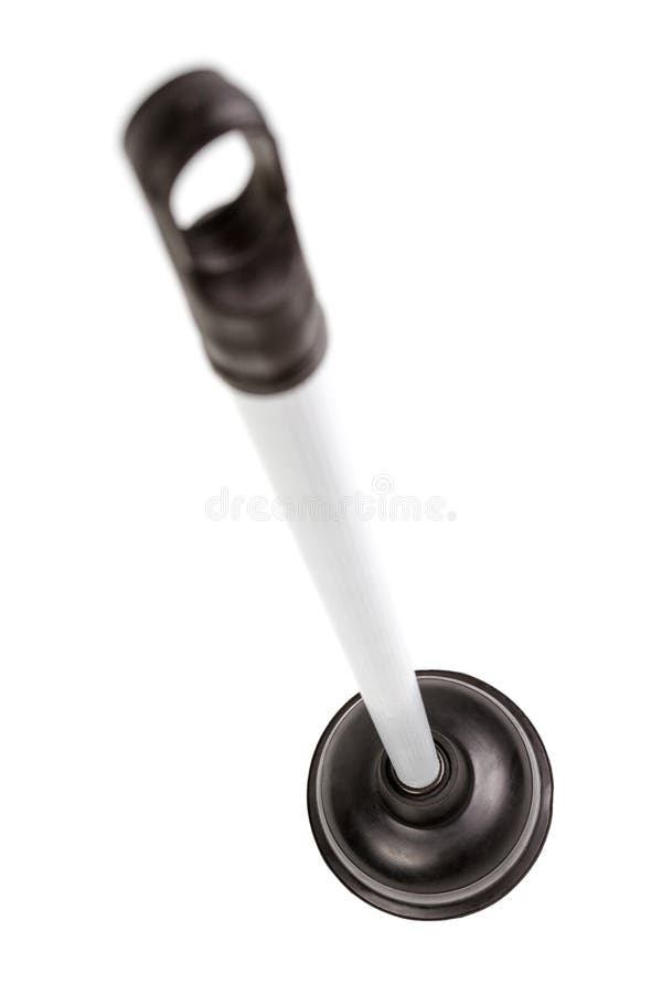 Black Toilet Water Plunger Plumb. Stock Image - Image of flow, hand ...