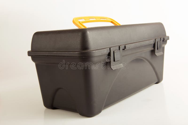 Black Tools box stock image. Image of industrial, instruments - 37353805