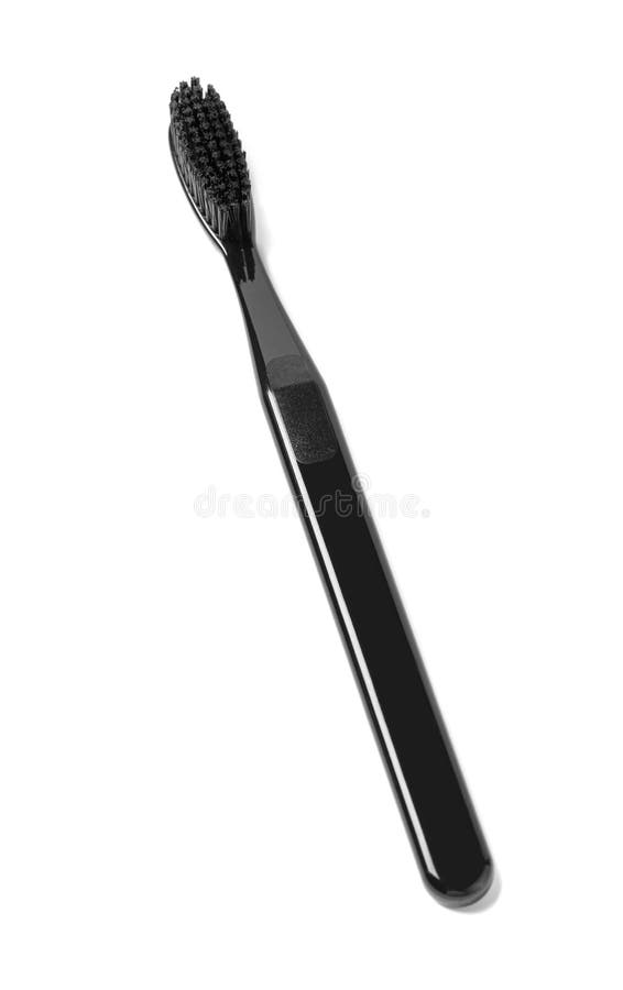 Black toothbrush isolated stock image. Image of fresh - 208689763