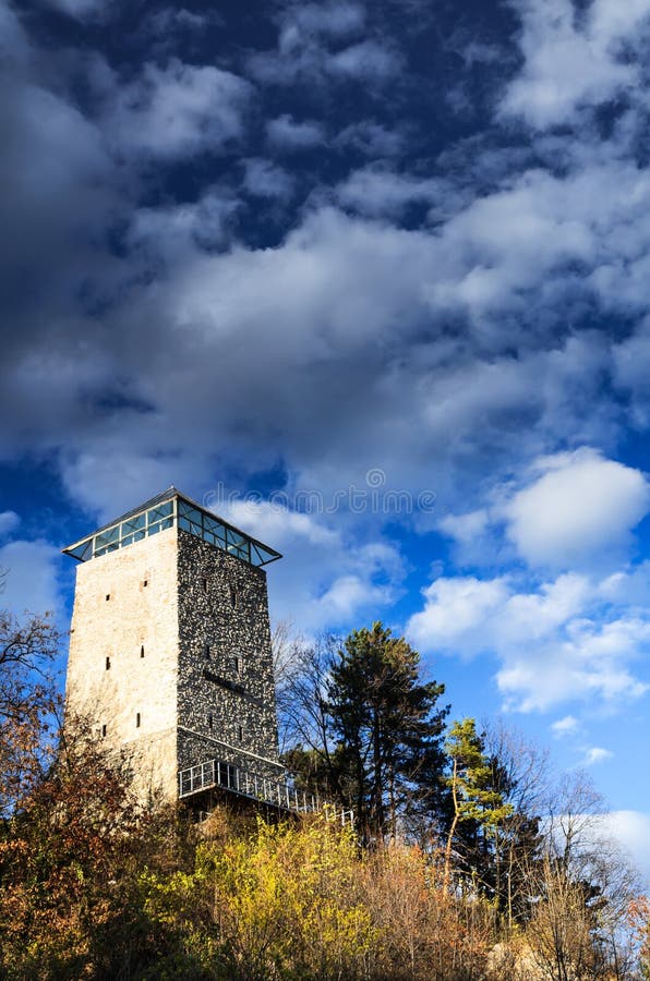 Black Tower Turnul Negru, Romania, Transylvania, Brasov Stock Image ...