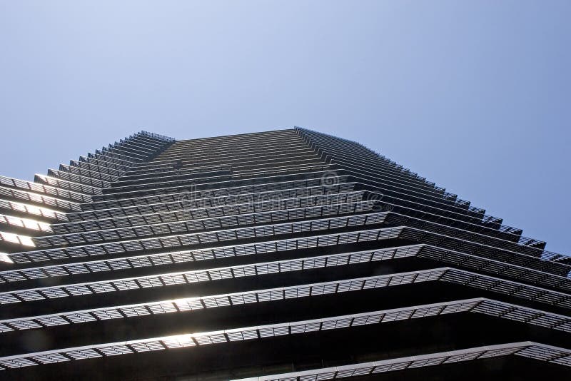 Black Tower on Stormy Dusk stock image. Image of highrise - 170199731