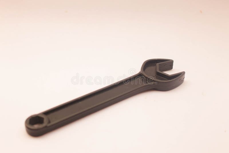 Black Toy Wrench 2 stock photo. Image of playful, work - 323014074