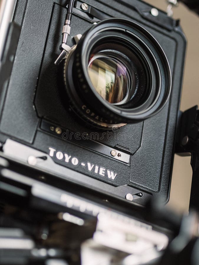 Black Toyo-view Land Camera Stock Image - Image of toyo, aperture ...