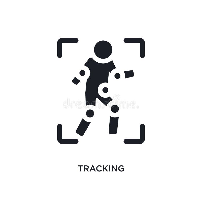 Black Tracking Isolated Vector Icon. Simple Element Illustration from ...